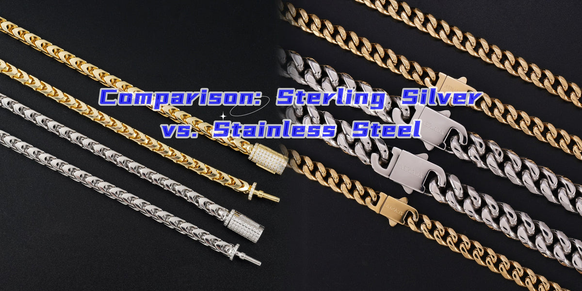 Comparison: Sterling Silver vs. Stainless Steel – Zuanfa Jewelry